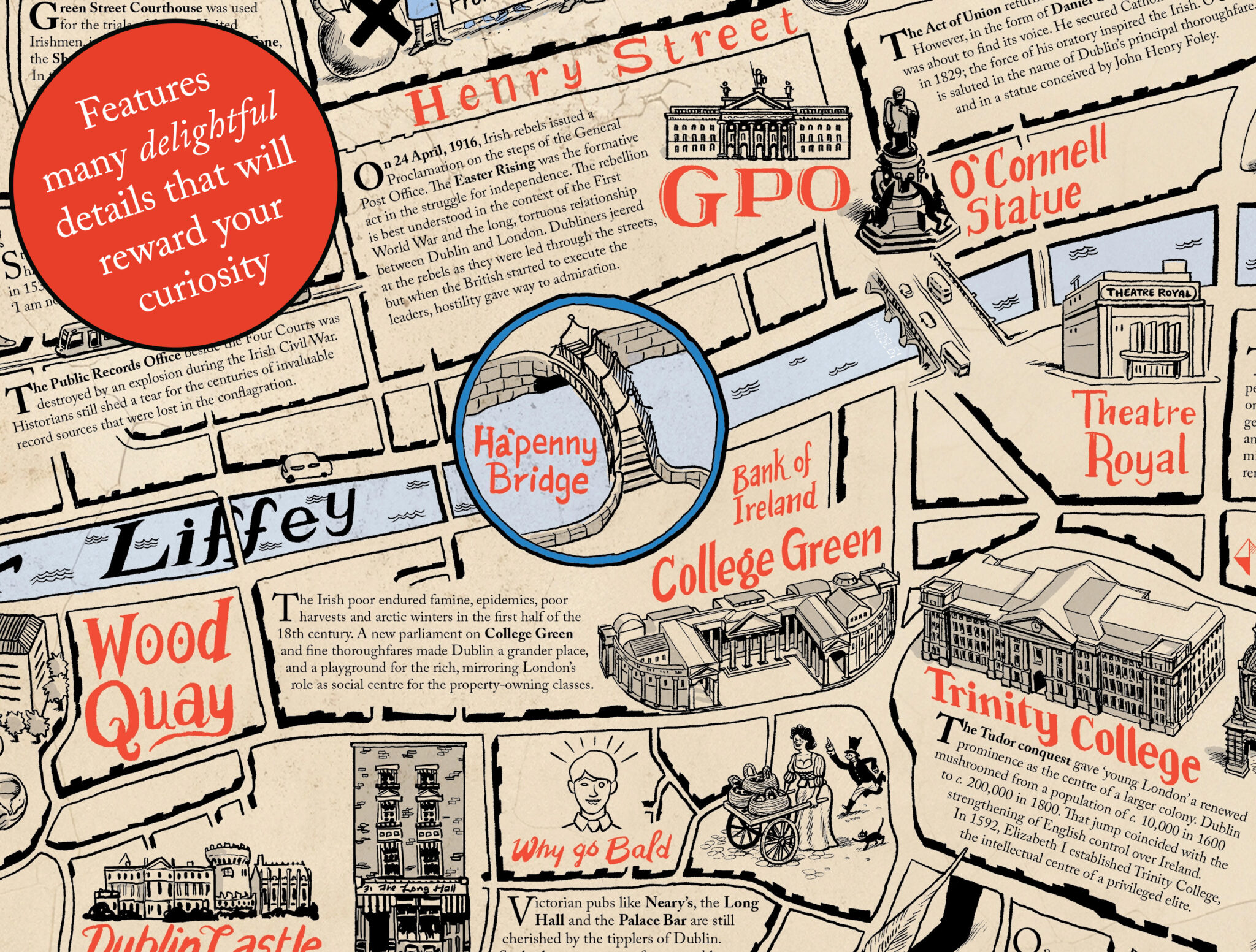 The Only Massive Map of Dublin | The Little Museum of Dublin